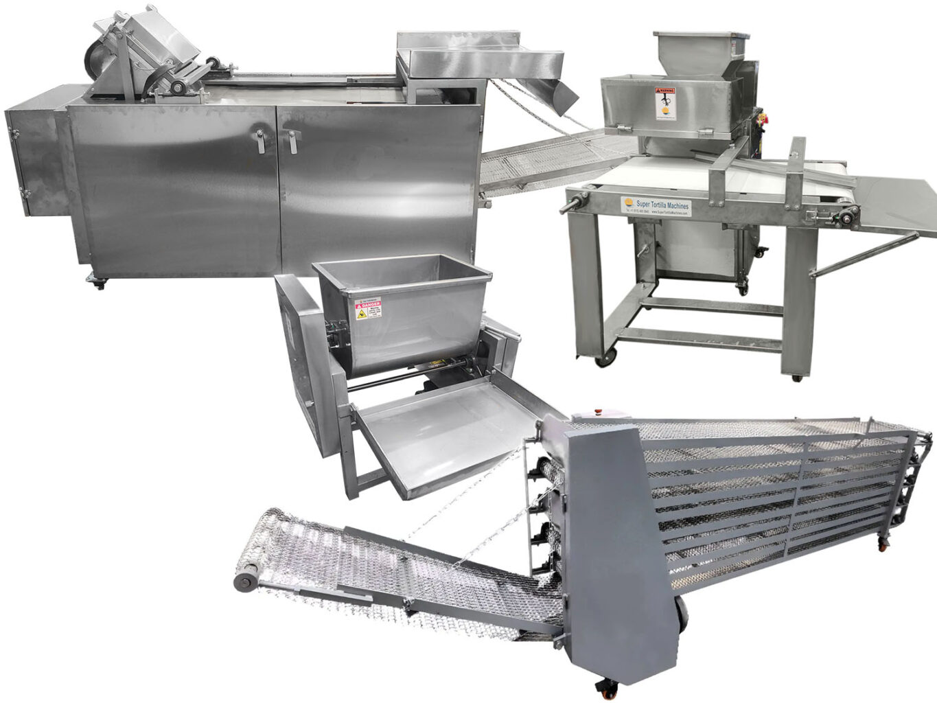 Full Wheat Tortilla Production Line T5000 NSF System